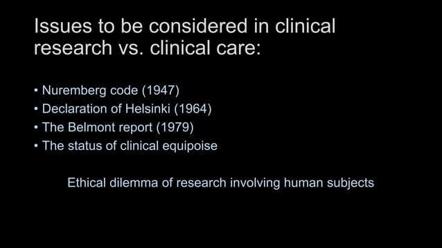 Clinical care vs Clinical Research | PPT