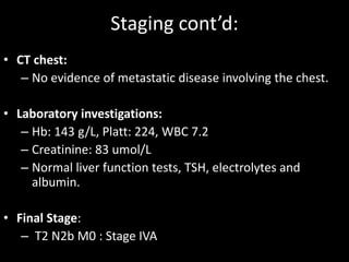 Clinical case base of tongue cancer | PPTX