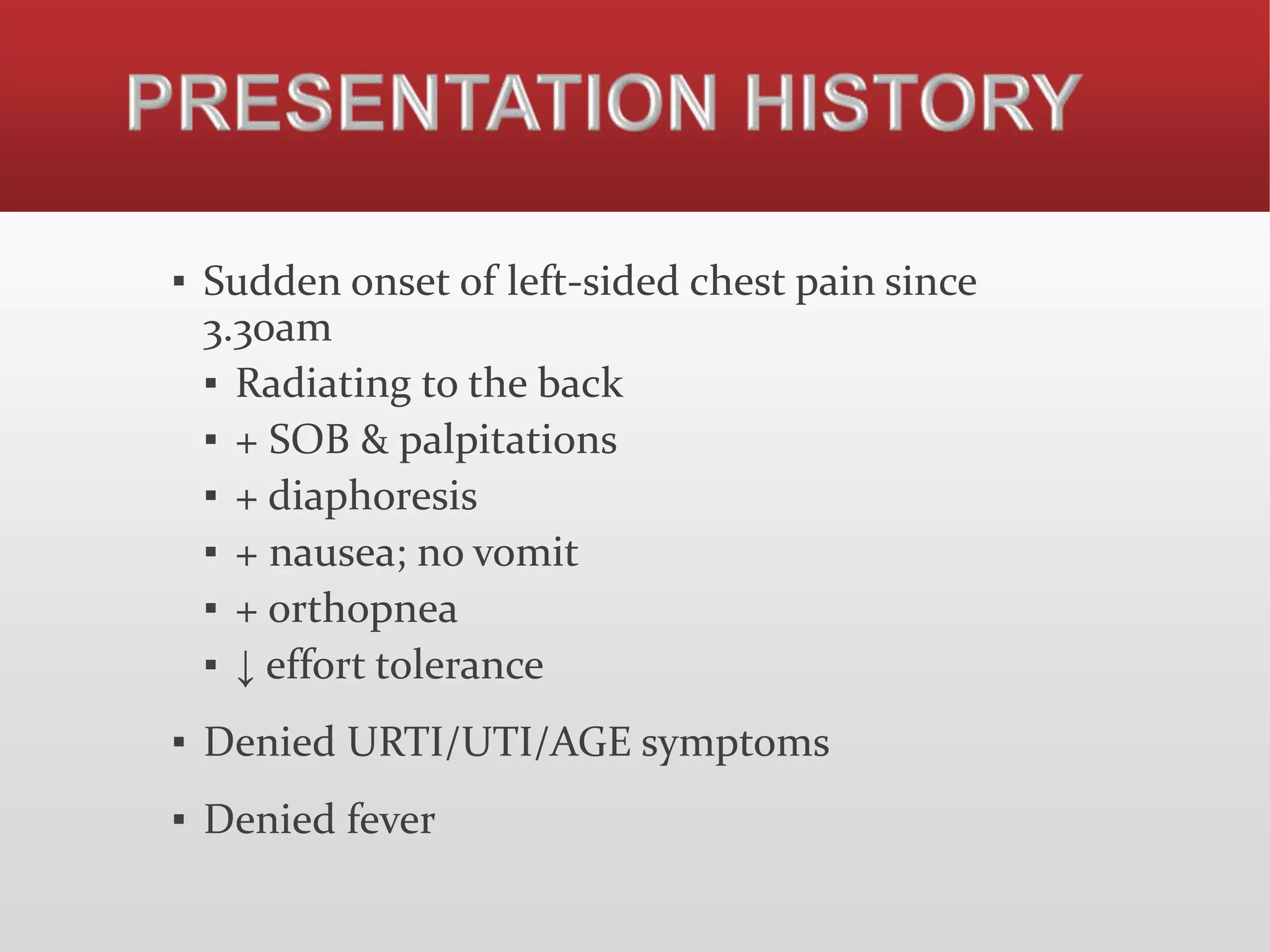 CLINICAL CASE PRESENTATION - STEMI.pptx