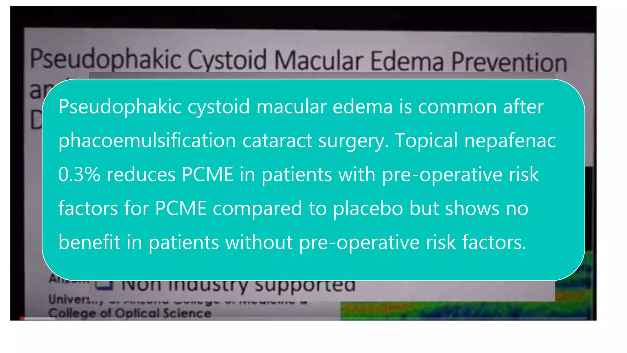 Clinical cases - Cystoid Macular edema | PPTX