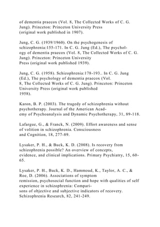 Clinical Case Studies8(6) 417 –423© The Author(s) 2009.docx | Mental Health | Diseases and ...