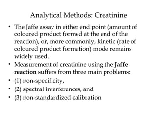 presentation of CLINICAL CHEMISTRY Kidney | PPT