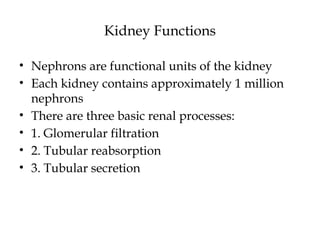presentation of CLINICAL CHEMISTRY Kidney | PPT