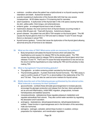 Clinical chemistry review sheet for mlt certification and ascp | PDF