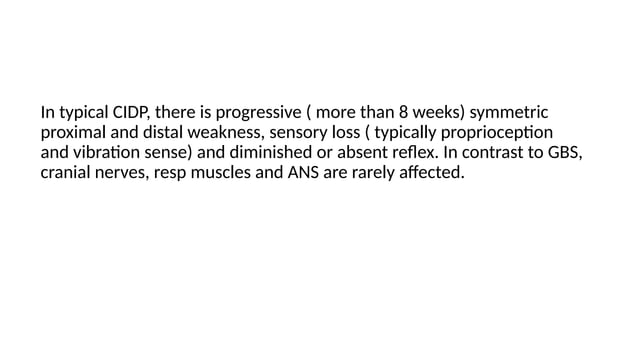 Clinical Club M5- CIDP.pptx- a case of lower limb weakness | PPT