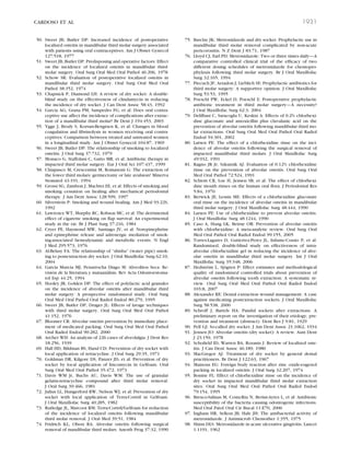 Clinical concepts of dry socket | PDF | Dental Health | Diseases and ...