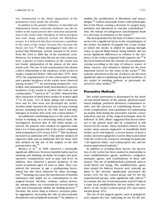 Clinical concepts of dry socket | PDF | Dental Health | Diseases and ...