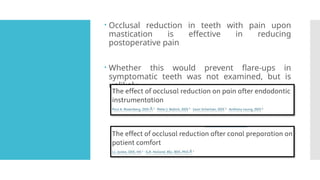 Clinical conditions associated with flare ups.pptx