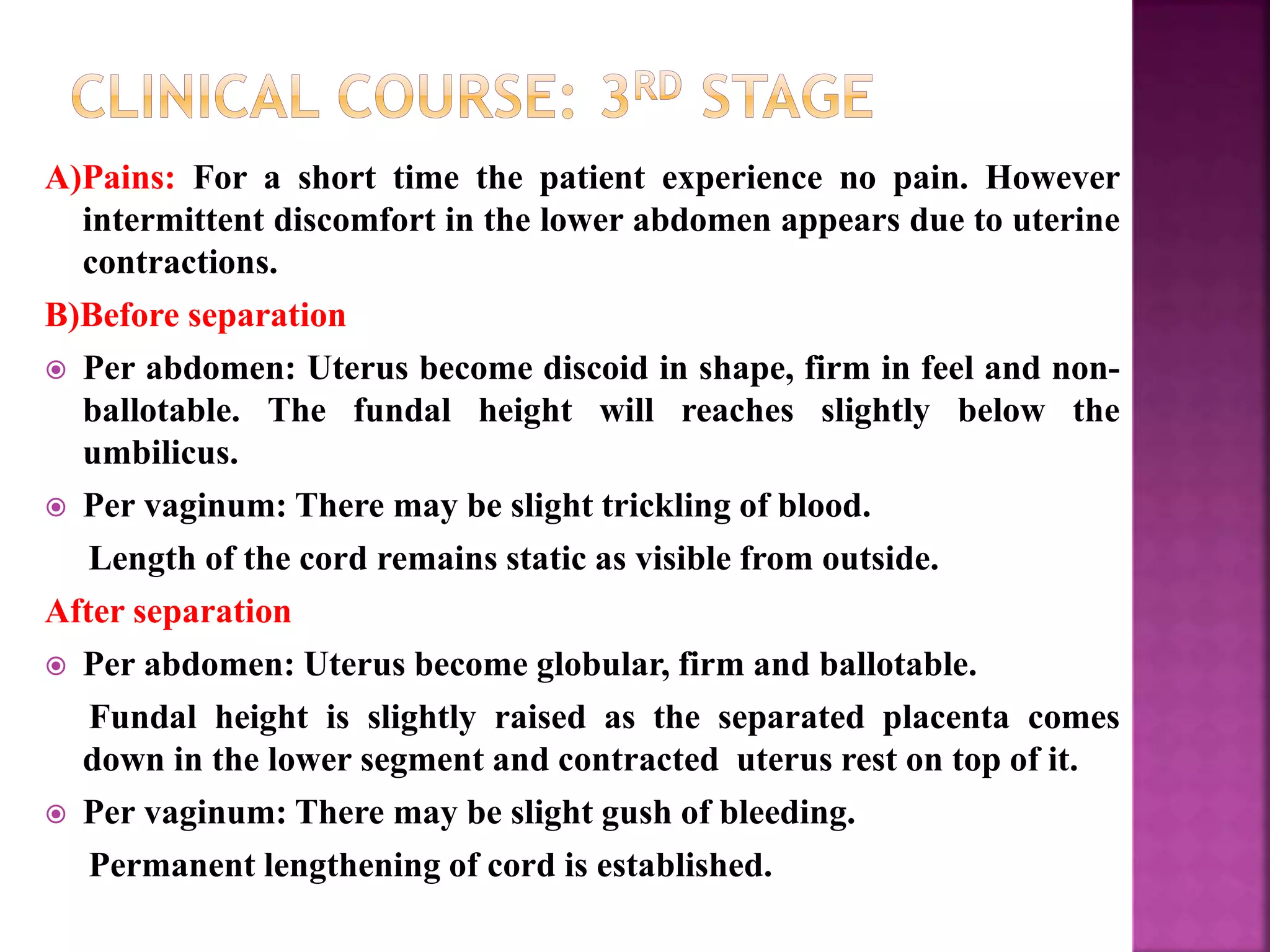 Clinical course all stages OF LABOUR | PPTX