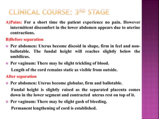 Clinical course all stages OF LABOUR | PPTX