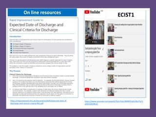 Clinical criteria for discharge - ECIST webinar 06 02-20 (P Gordon) | PPTX