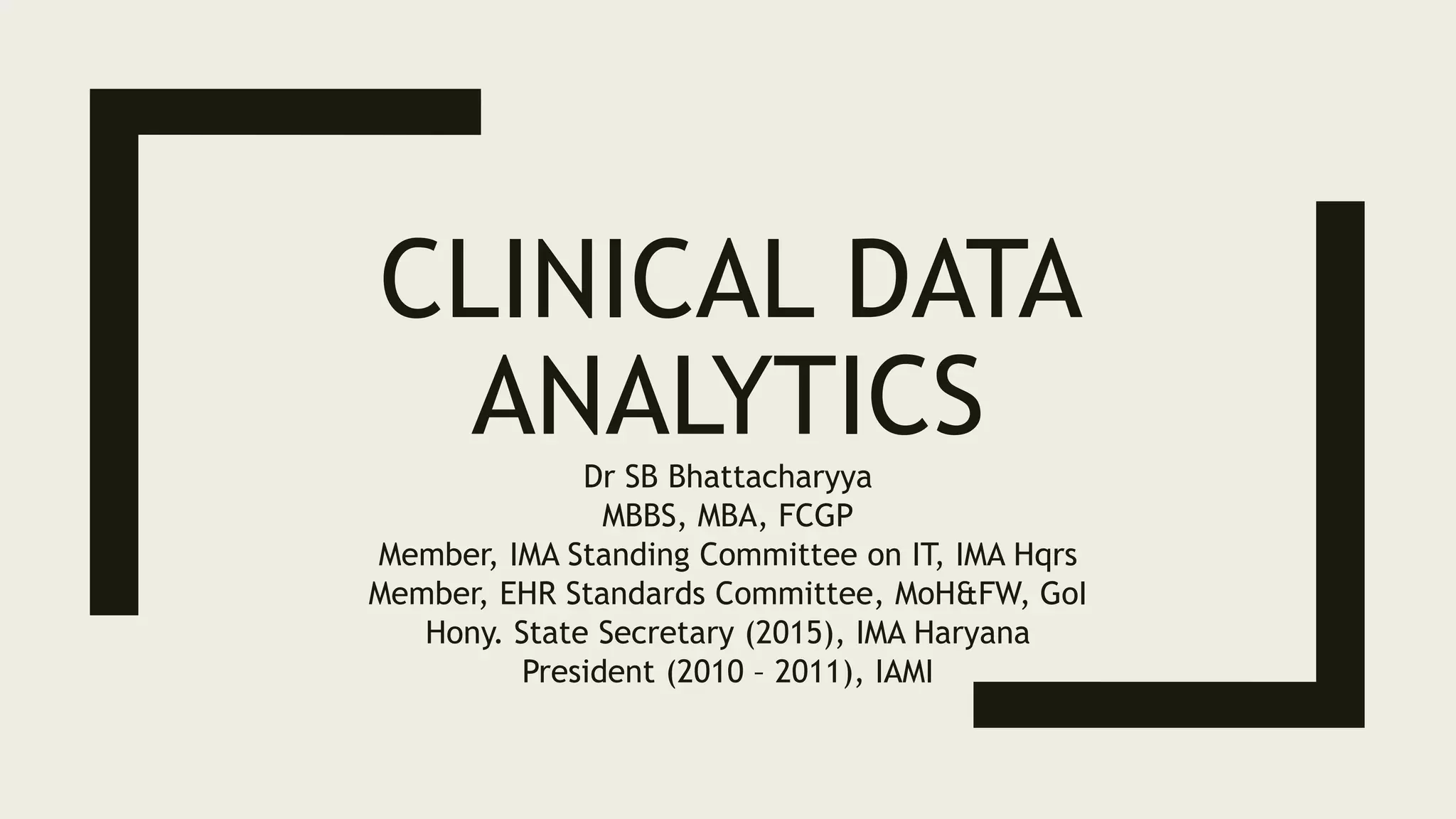 Clinical data analytics | PDF