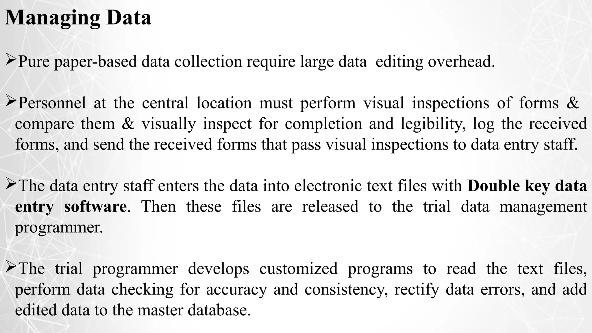 Clinical Data Collection & Clinical Data Management Naveen Balaji | PPT