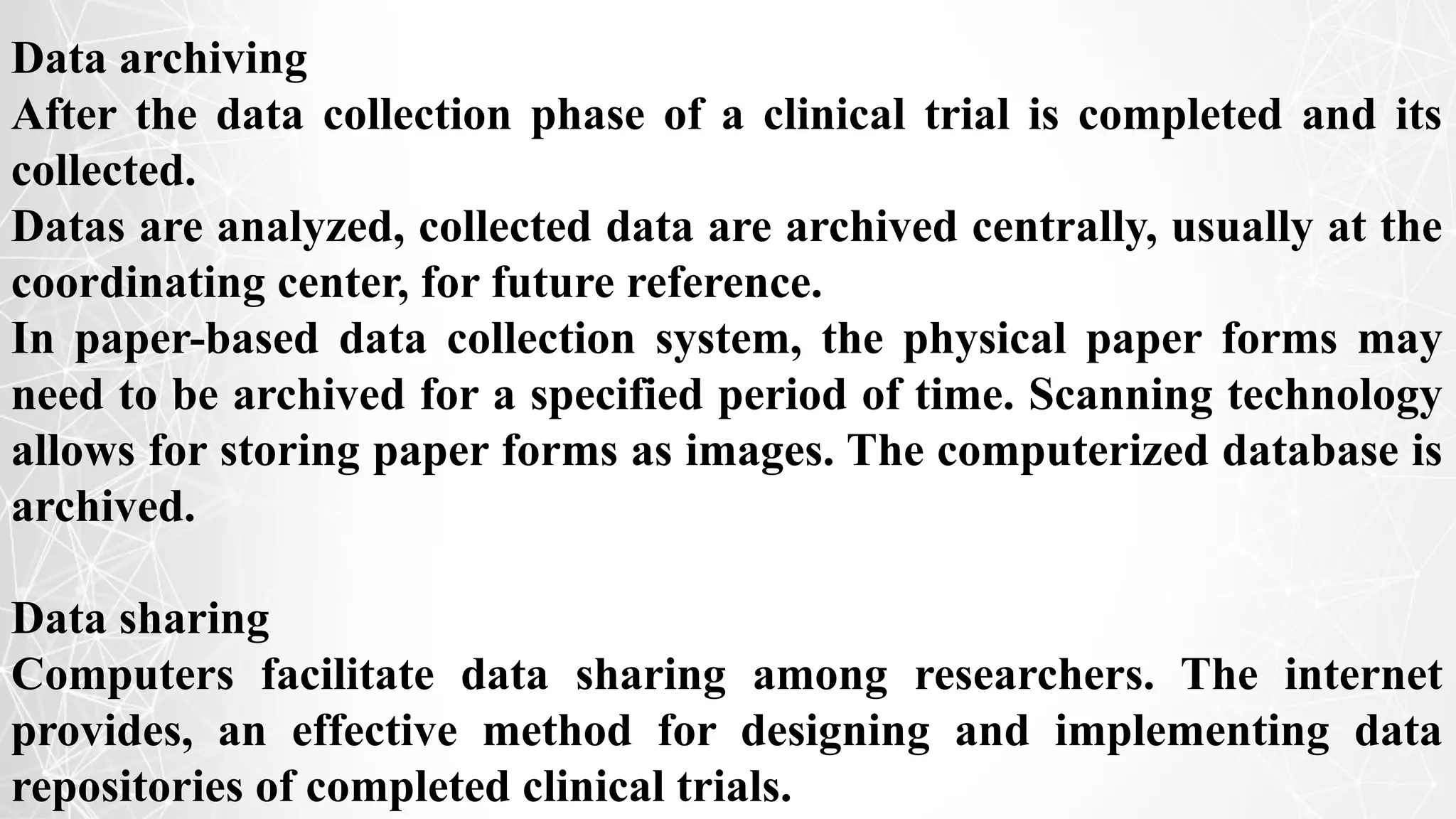 Clinical Data Collection & Clinical Data Management Naveen Balaji | PPT