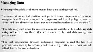 Clinical Data Collection & Clinical Data Management Naveen Balaji | PPT