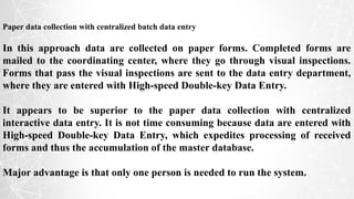 Clinical Data Collection & Clinical Data Management Naveen Balaji | PPT