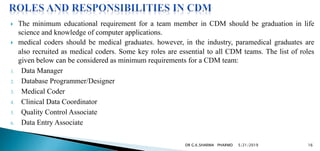 Clinical data management | PPTX