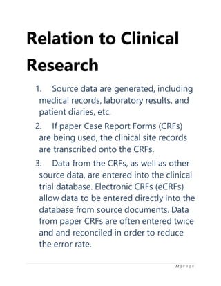 Clinical data management | DOCX