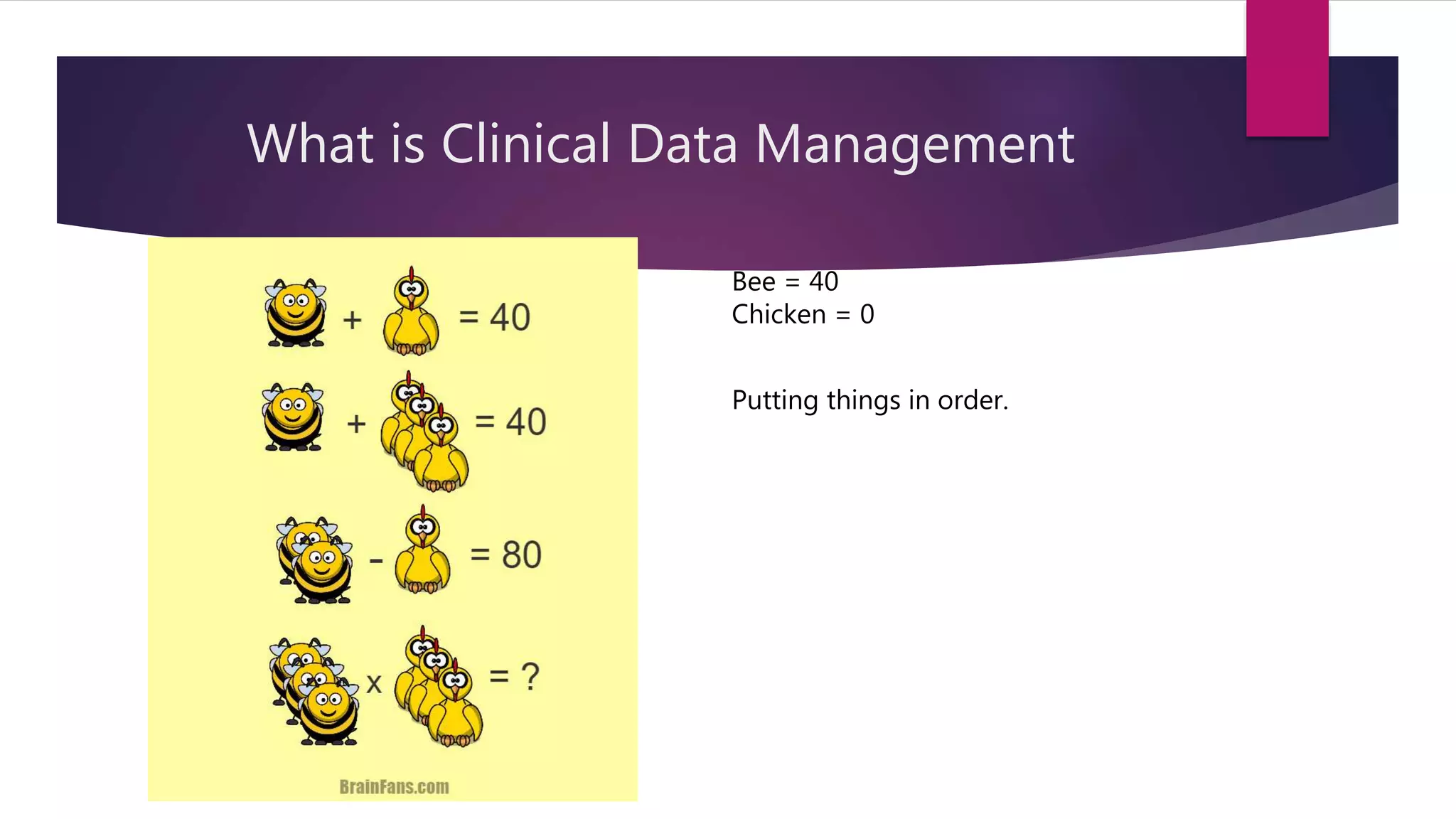 Clinical data management basics | PPTX