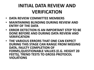 Clinical data management | PPTX