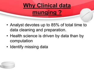 Clinical data munging | PPT