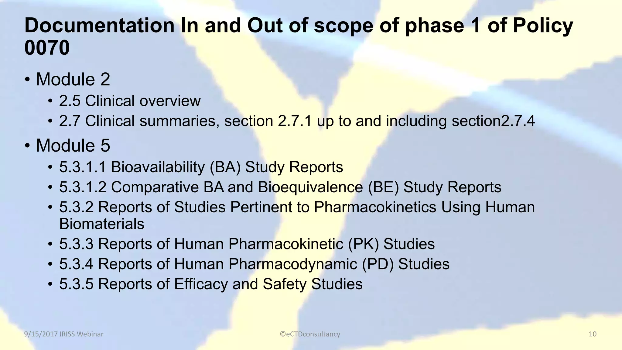 Clinical data transparency - EMA Policy 0070 | PPTX