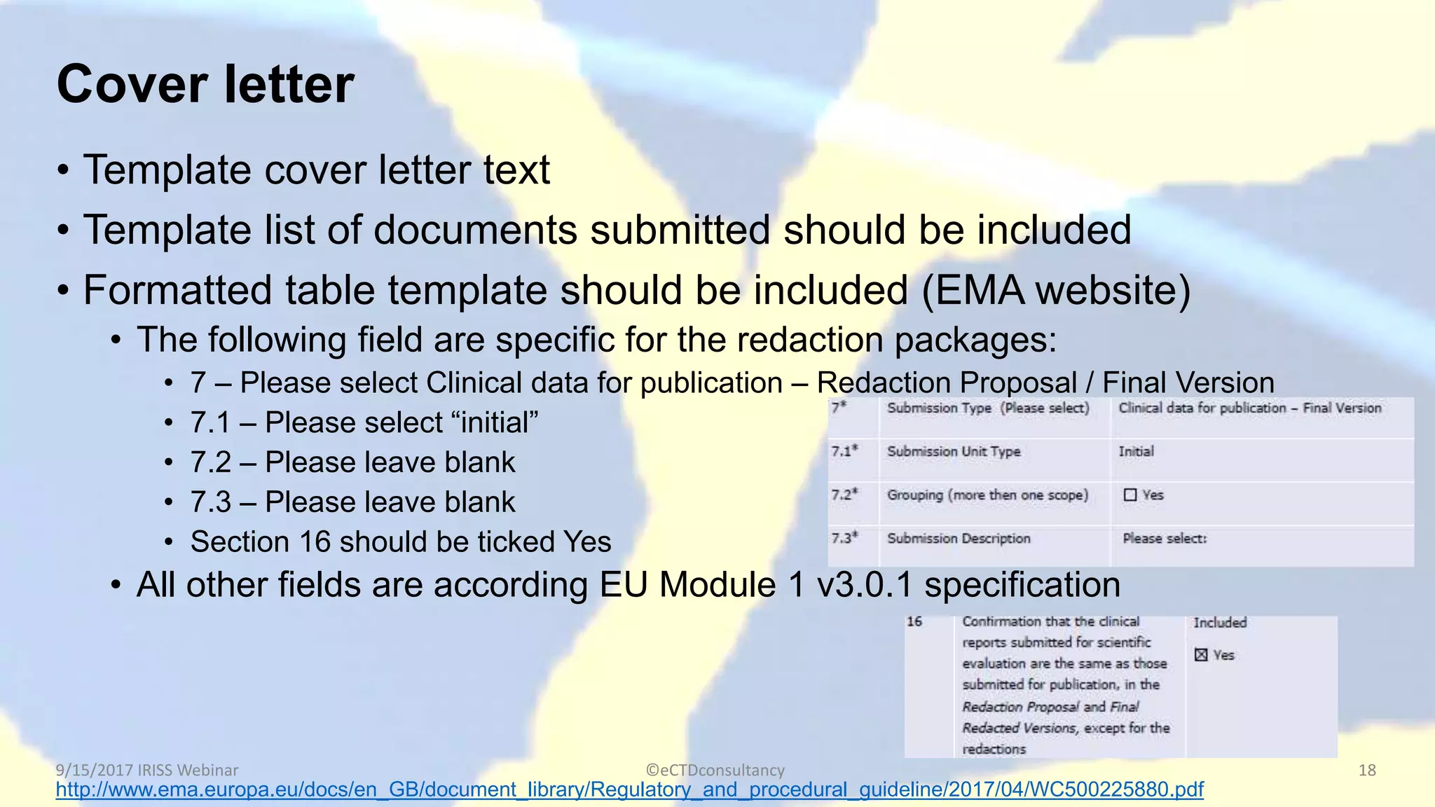 Clinical data transparency - EMA Policy 0070 | PPTX
