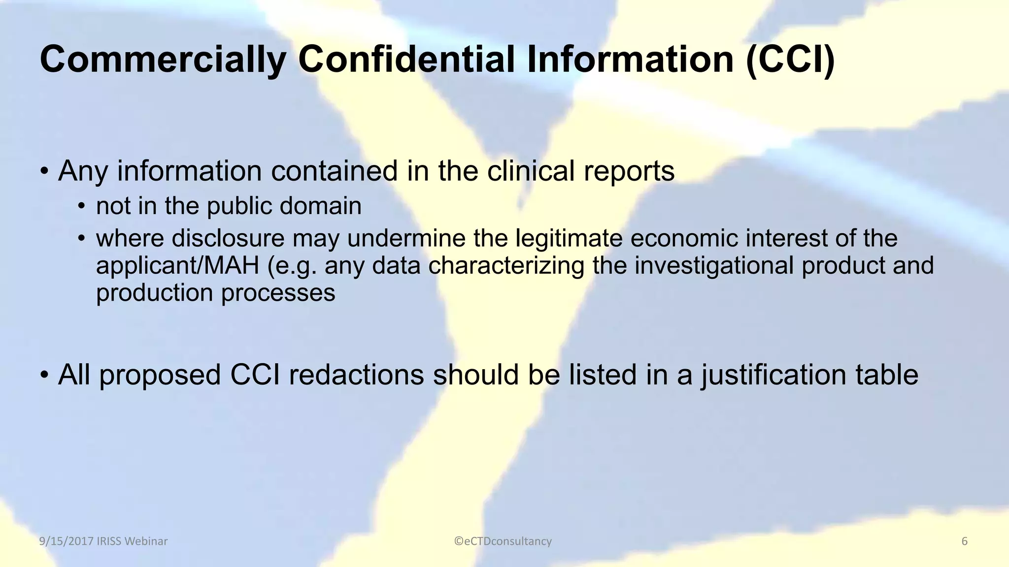 Clinical data transparency - EMA Policy 0070 | PPTX