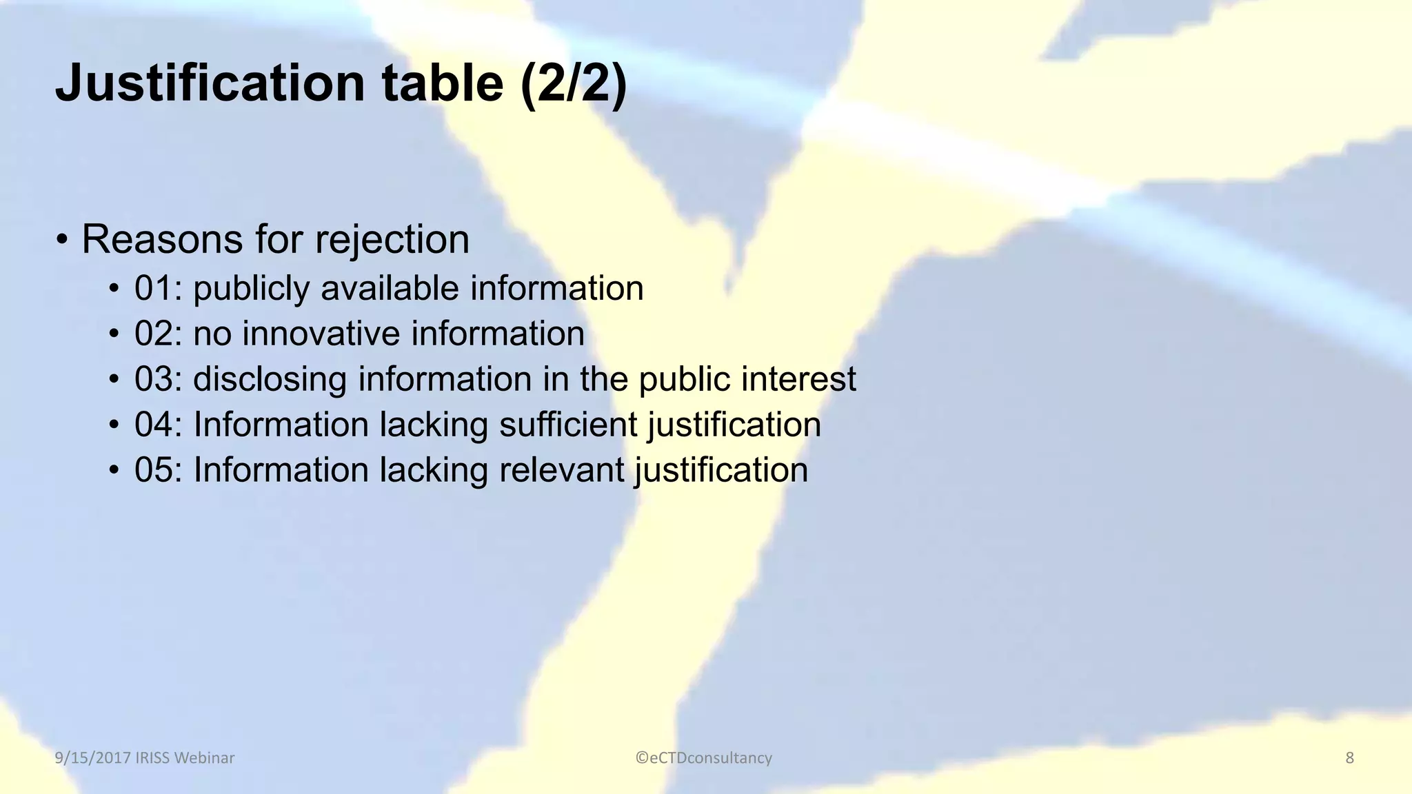 Clinical data transparency - EMA Policy 0070 | PPTX