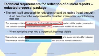 Clinical data transparency - EMA Policy 0070 | PPTX