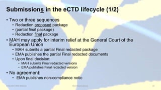 Clinical data transparency - EMA Policy 0070 | PPT