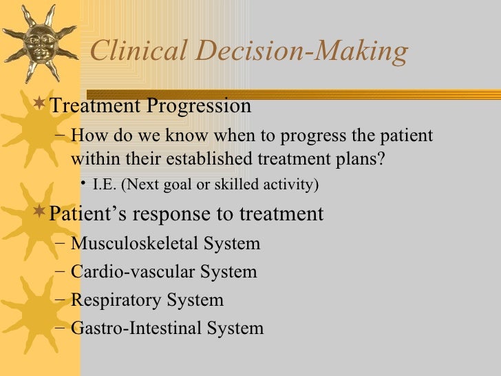 Clinical Decision Making