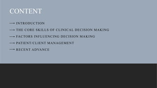 CLINICAL DECISION MAKING.pptx