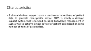 Clinical decision support system | PPTX
