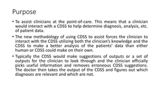 Clinical decision support system | PPTX