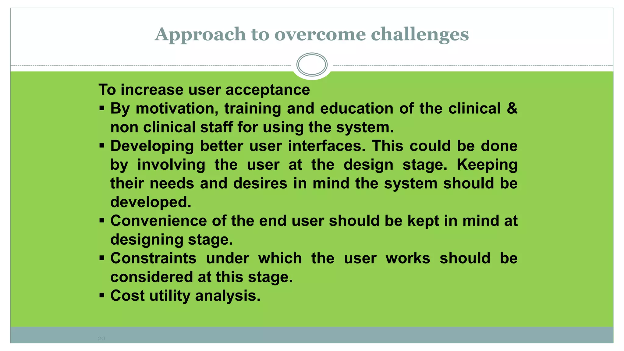 Clinical decision support systems | PPTX