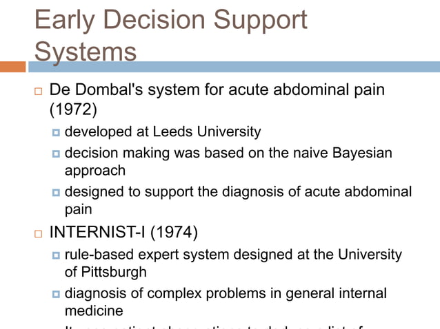 Clinical decision support systems | PPTX | Operating Systems | Computer ...
