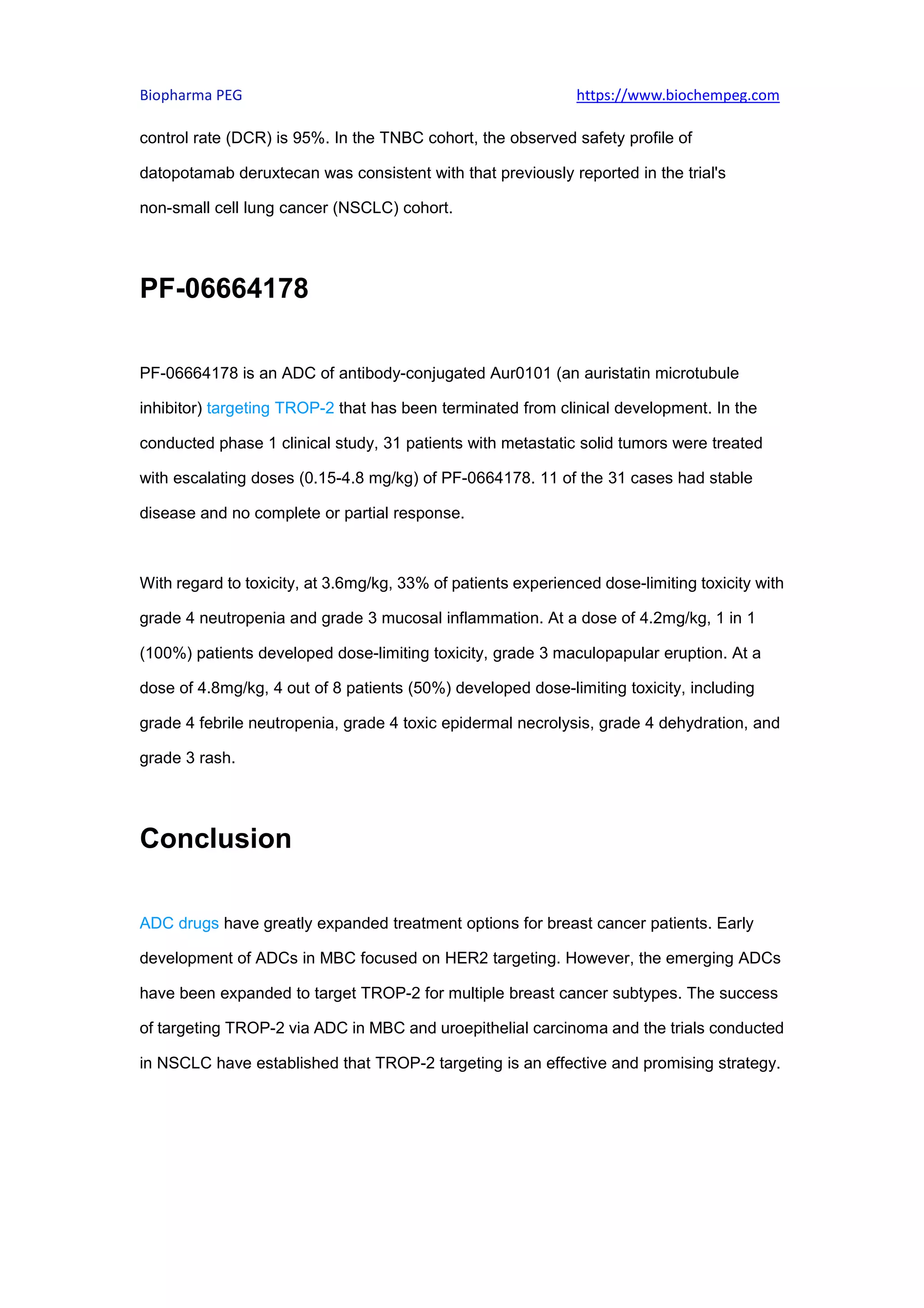 Clinical Development of ADC Drugs Targeting TROP-2.pdf | Cancer ...