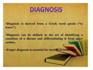 Clinical diagnosis | PPTX