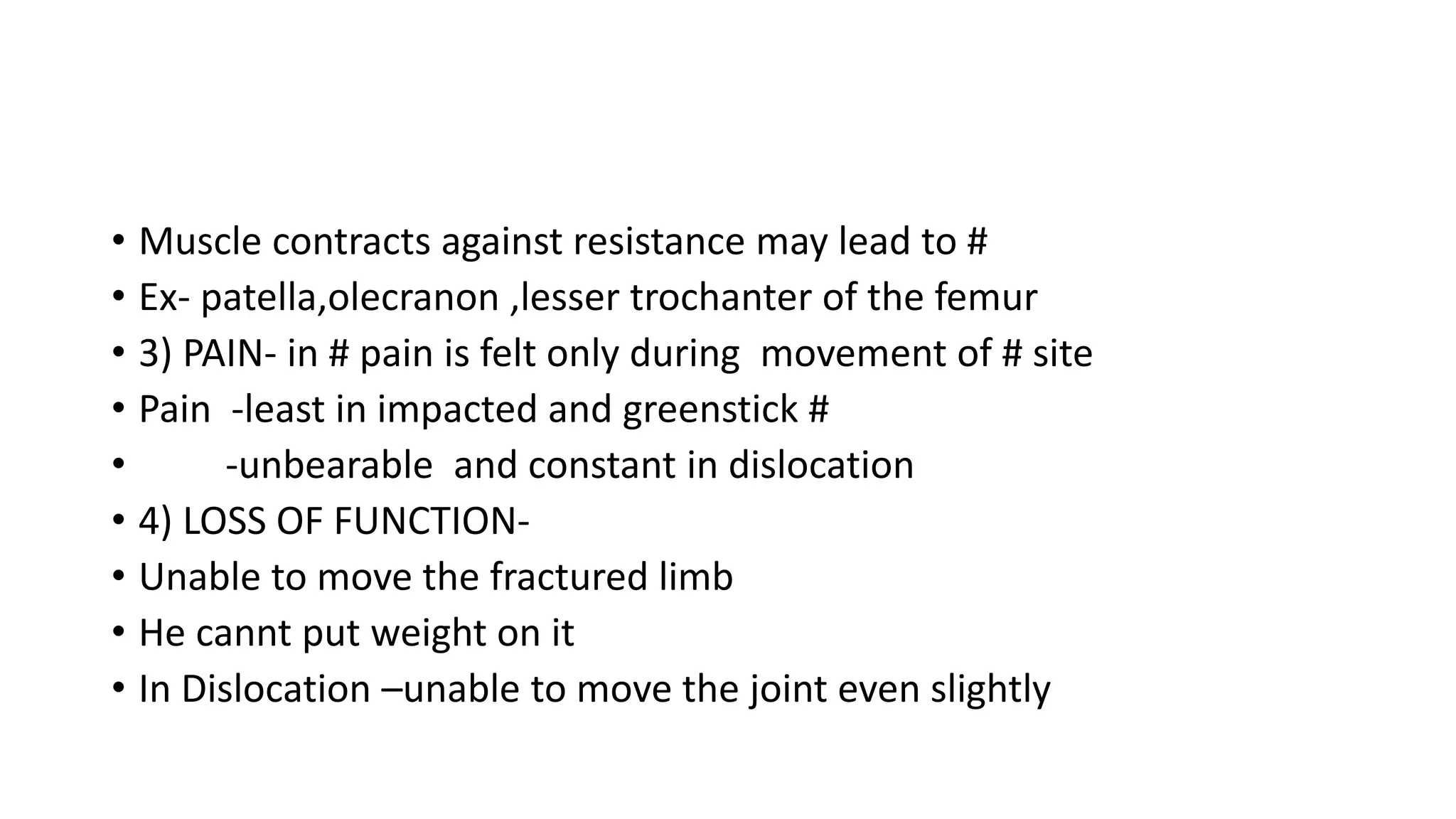 CLINICAL DIAGNOSIS OF FRACTURE AND GENERAL PRINCIPLE OF MANAGEMENT OF ...