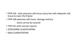 CLINICAL DIAGNOSIS OF FRACTURE AND GENERAL PRINCIPLE OF MANAGEMENT OF ...