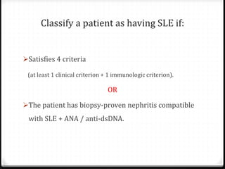 Clinical diagnosis of systemic lupus erythematosus | PDF