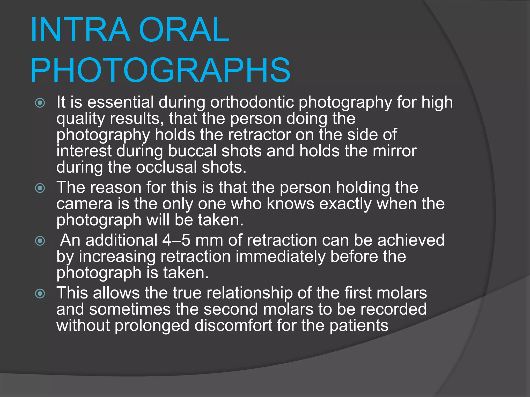Clinical digital photography in orthodontics | PPTX
