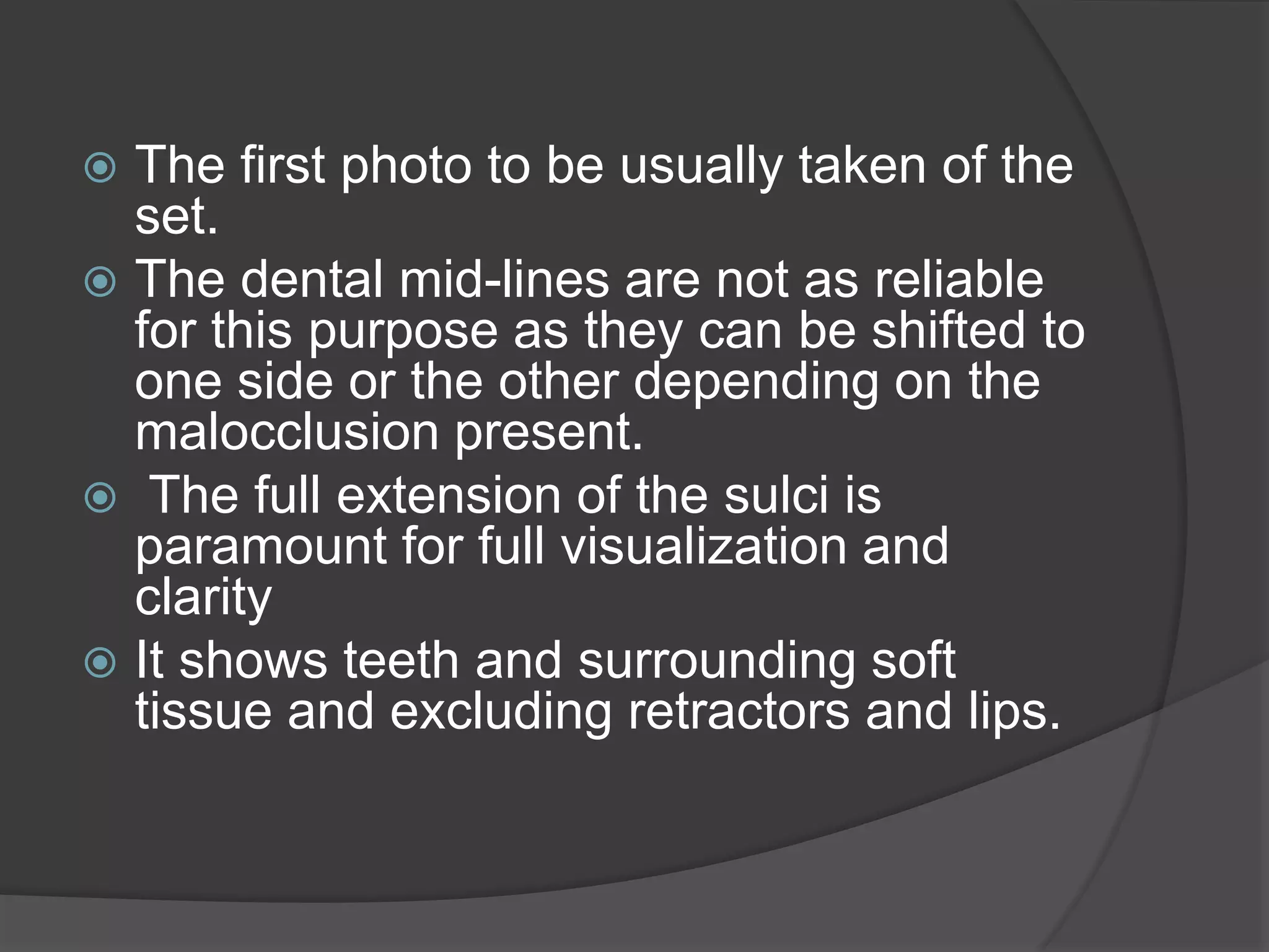 Clinical digital photography in orthodontics | PPTX
