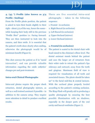 Clinical Digital Photography in Orthodontics Shadi Samawi - JDJ; Vol18 ...