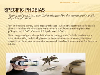 treatment of anxiety disorders | PPTX