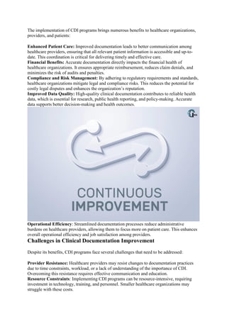 Clinical Documentation Improvement: Importance, Methodology Benefits And Challenges | Insider ...