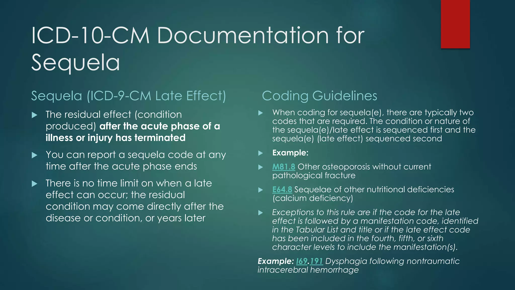 Clinical Documentation Guidelines for ICD-10-CM | PPSX