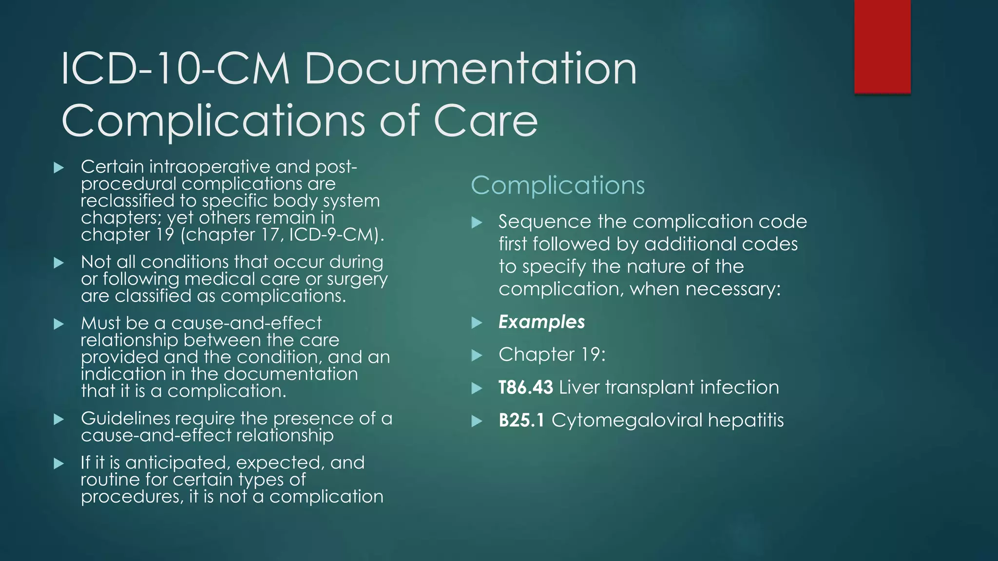 Clinical Documentation Guidelines for ICD-10-CM | PPSX