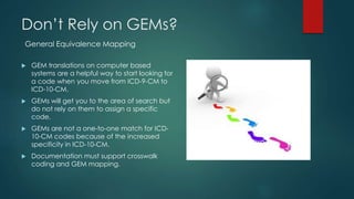 Clinical Documentation Guidelines for ICD-10-CM | PPSX